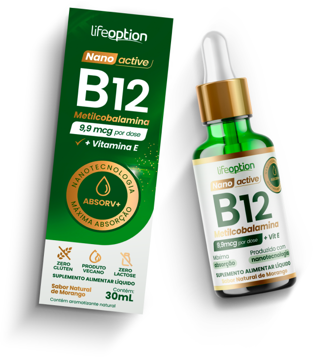 Nano Active B12 Metilcobalamina | Life Option
